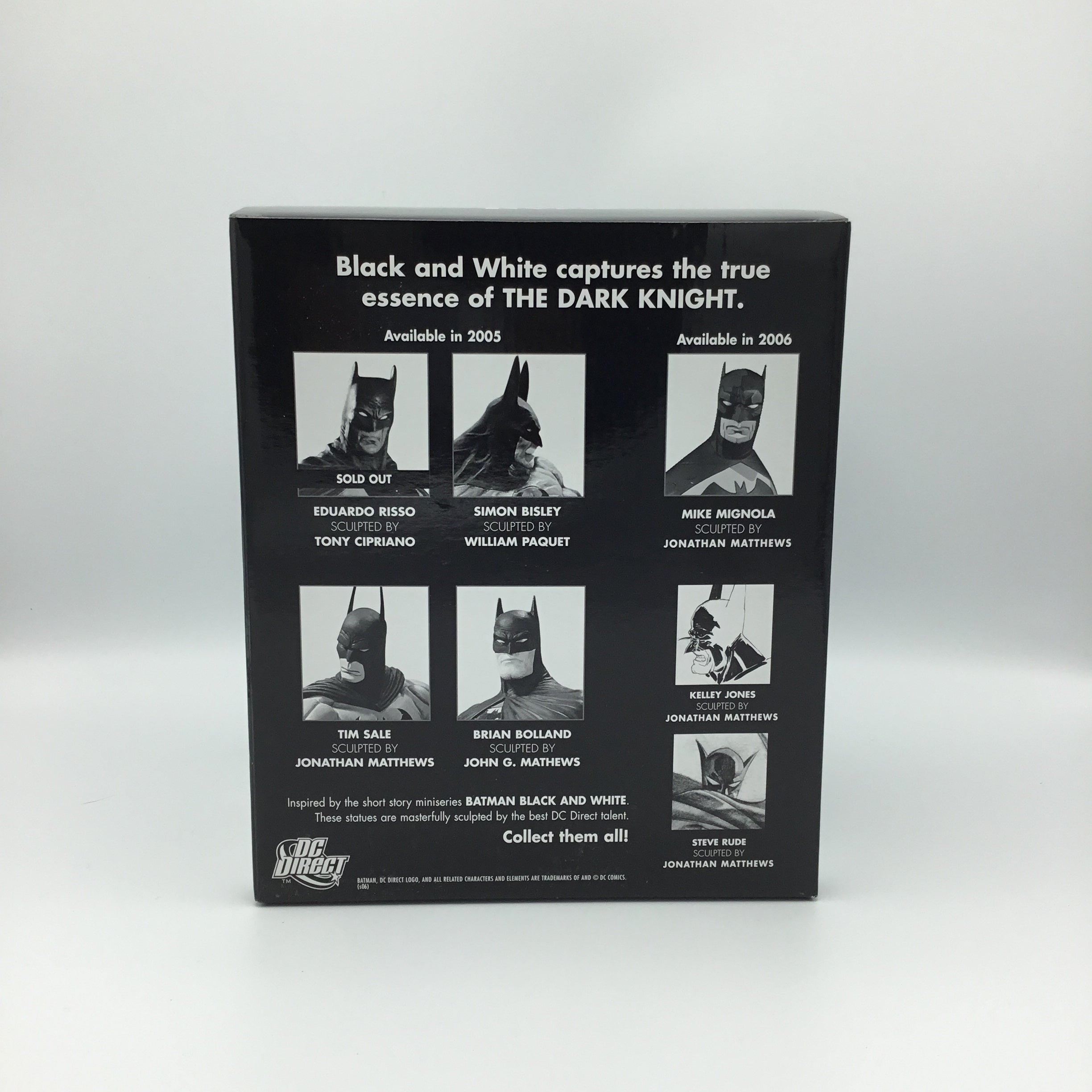 Batman: Black and White Statue - by Joe Kubert - DC Direct 1572/3800 ...