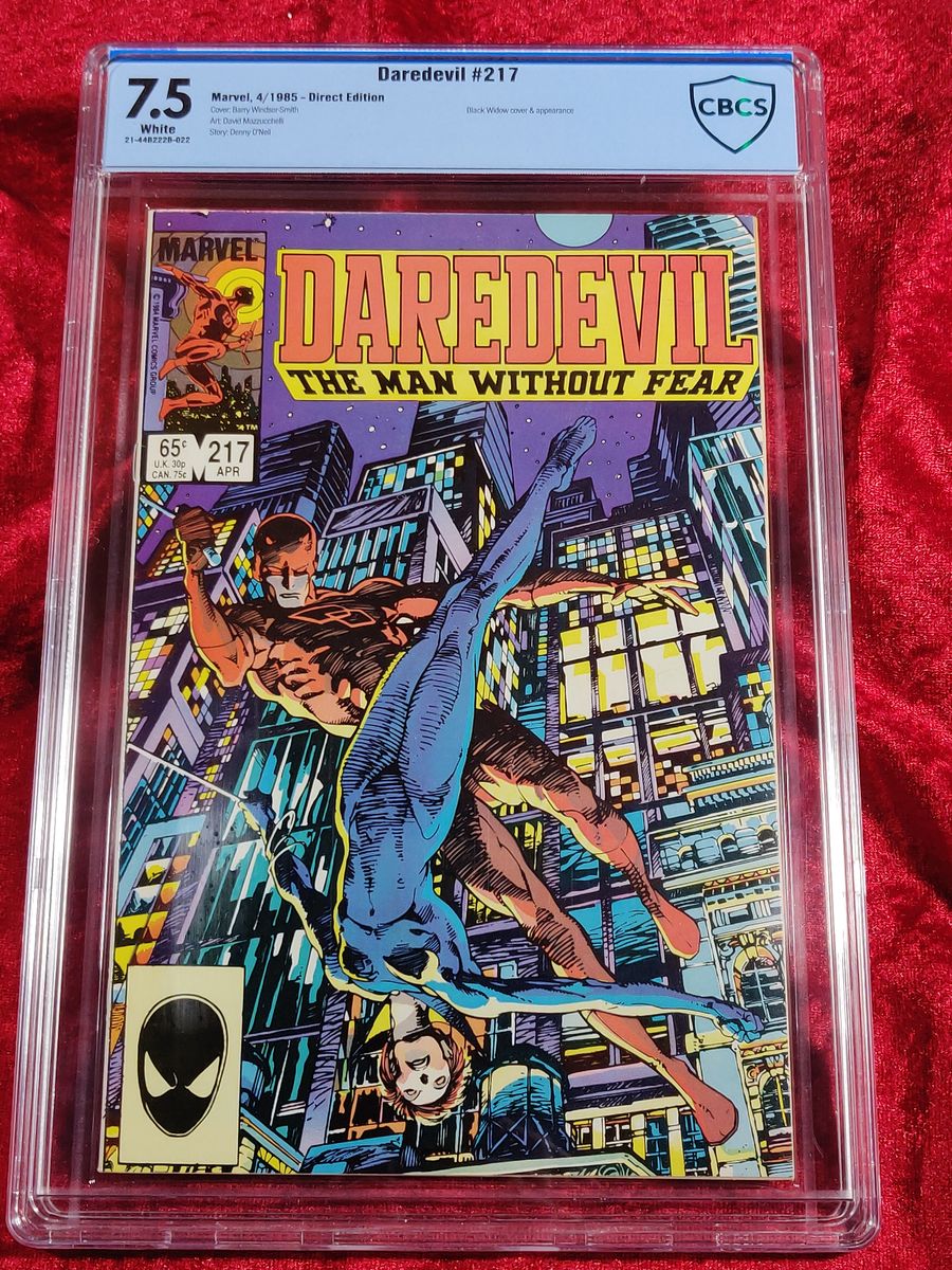 Daredevil #217 Marvel 1985 Direct Edition CBCS 7.5 – Collectors Crossroads