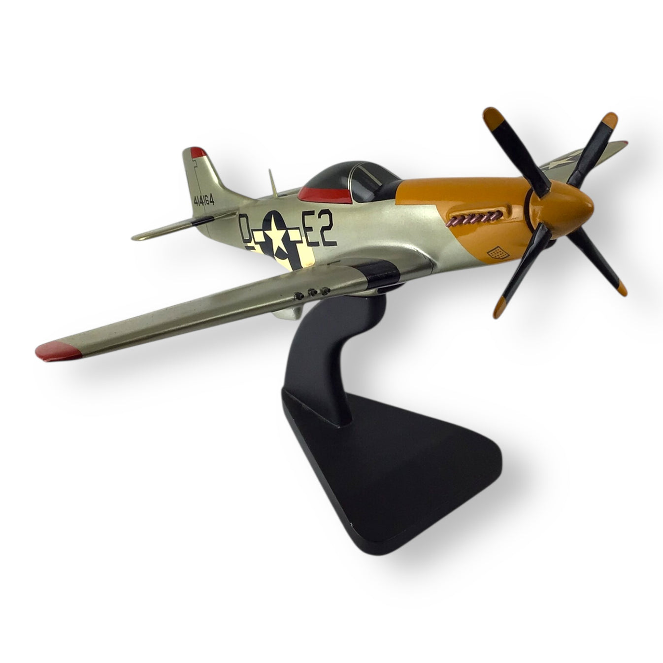“Detroit Miss” P-47 Thunderbolt Wooden Model Plane – Collectors Crossroads