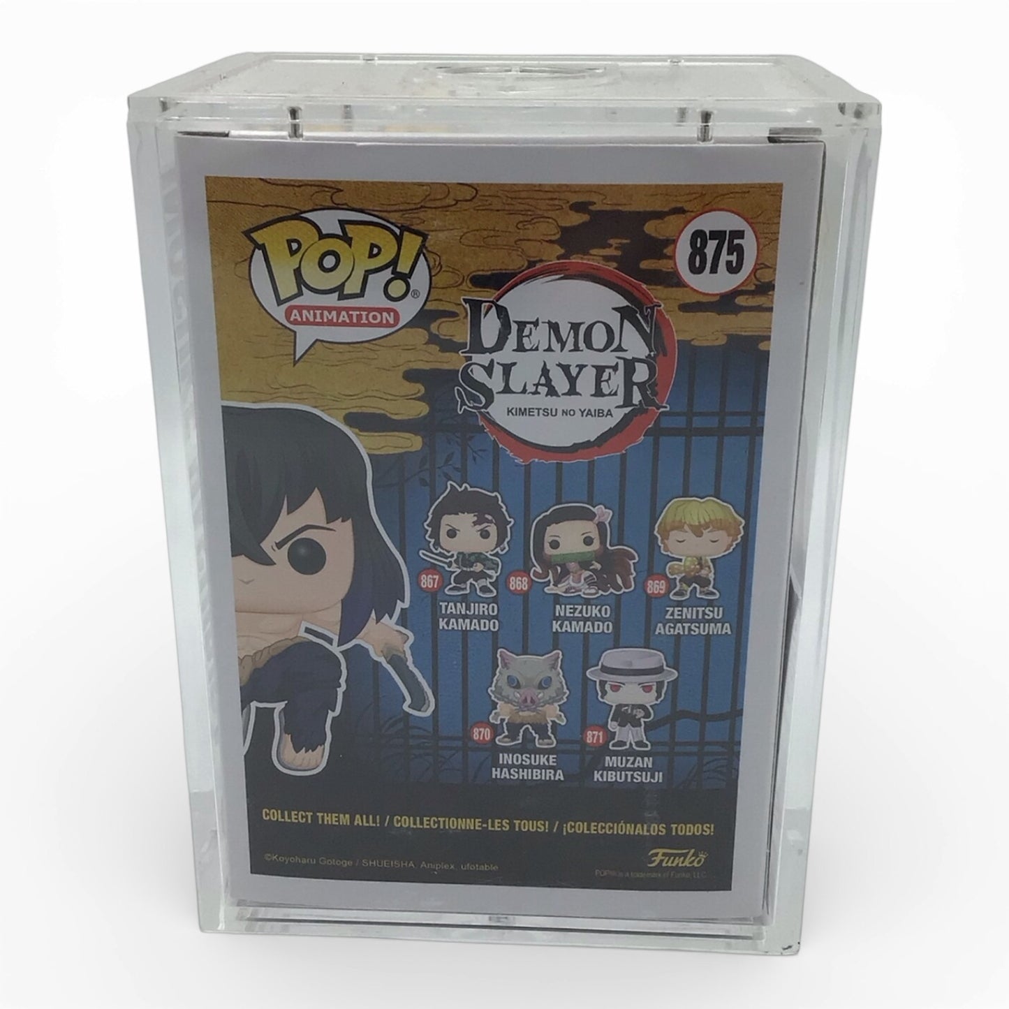 Funko Pop! Demon Slayer Inosuke Hashibira #875 - Signed by Bryce Papen ...