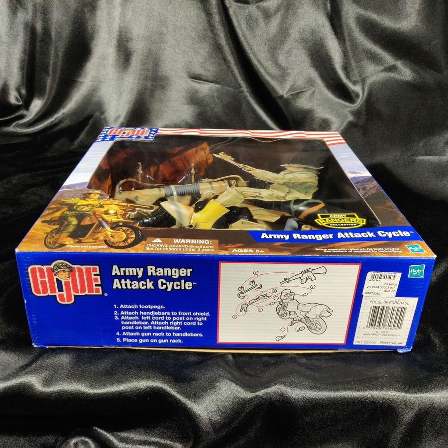 GI Joe Army Rangers Collection - Army Ranger Attack Cycle New Hasbro ...