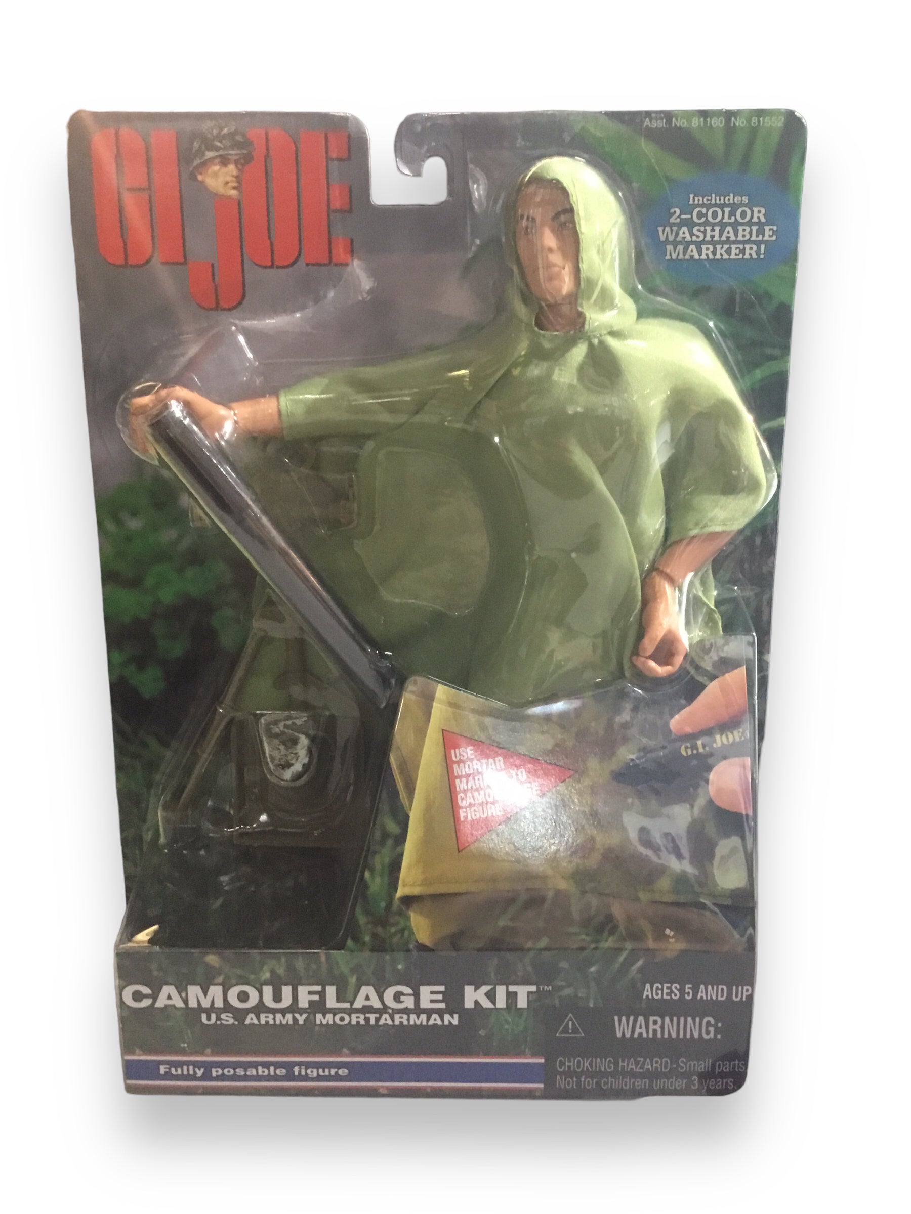 GI Joe Camouflage Kit U.S. Army Mortarman – Collectors Crossroads