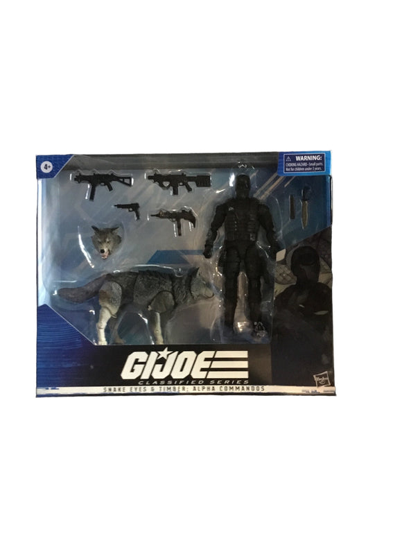 GI Joe Classified Series Snake Eyes & Timber: Alpha Commandos Hasbro ...