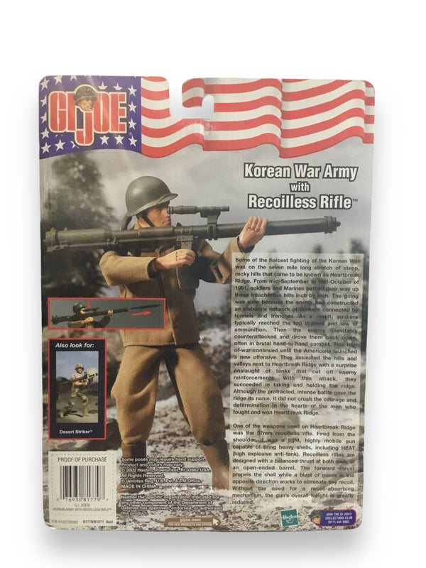 GI Joe Korean War Army with Recoilless Rifle – Collectors Crossroads