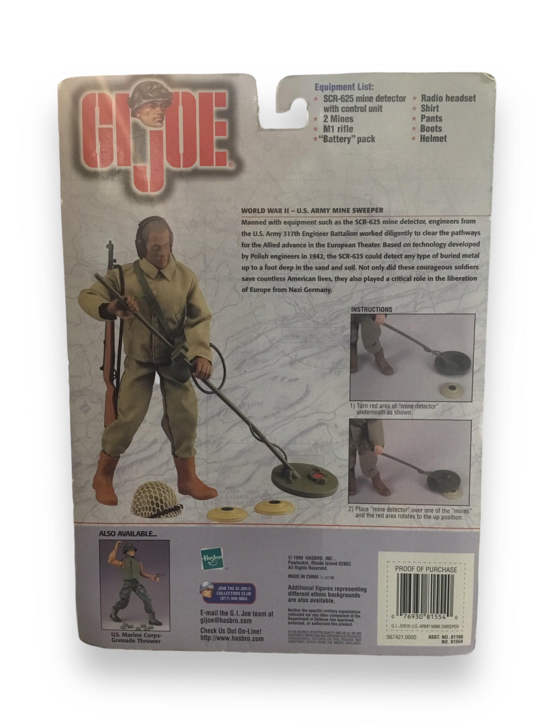 GI Joe U.S. Army Mine Sweeper – Collectors Crossroads