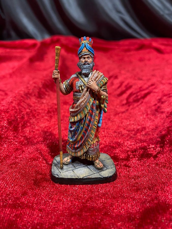 Tin soldier, Museum (TOP) Nabopolassar, King of Babylon 54 mm, Antique ...