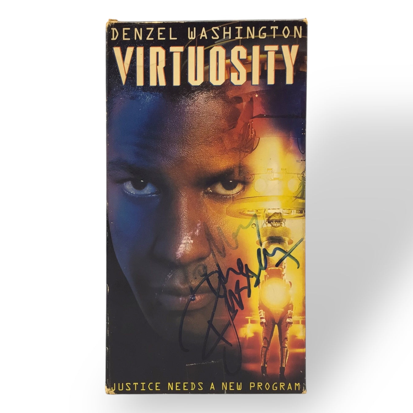 Virtuosity – Denzel Washington Signed VHS – JSA Authenticated COA ...